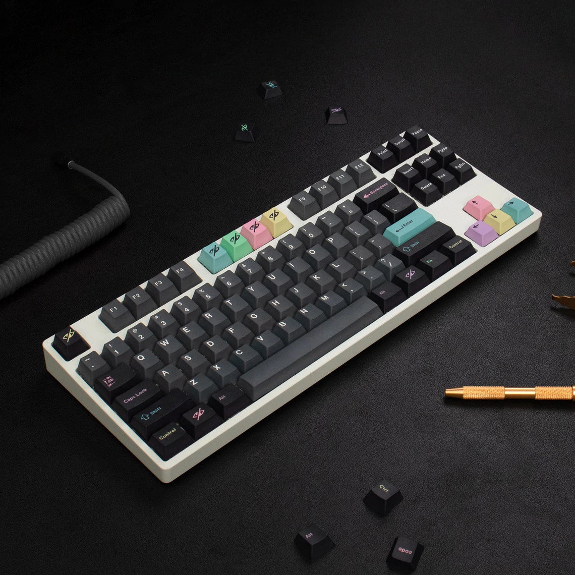 GMK Dracula Clone Keycap Set PBT Dye Sub Cherry Profile - Etsy Hong Kong