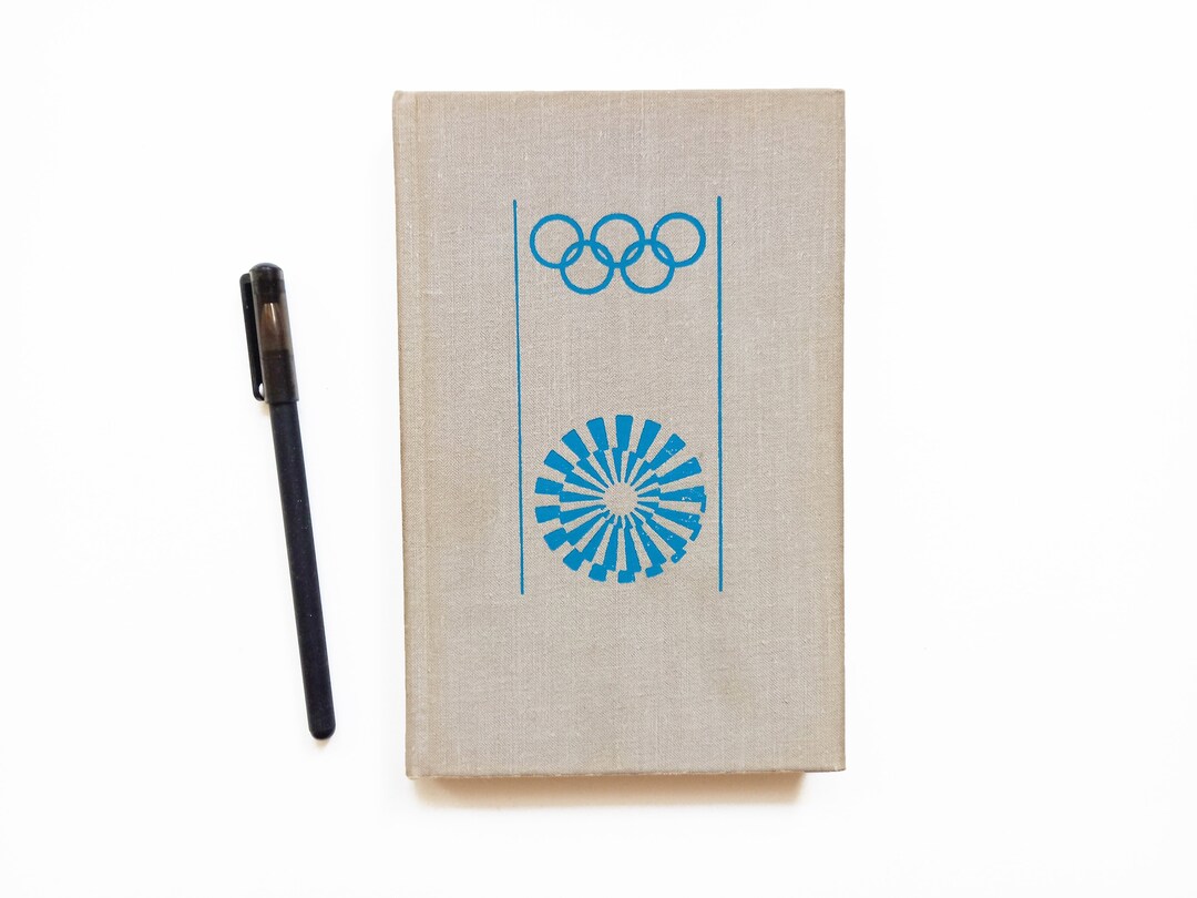 Upcycled Olympics Notebook Retro Diary Unique Journal Old Book Notebook ...