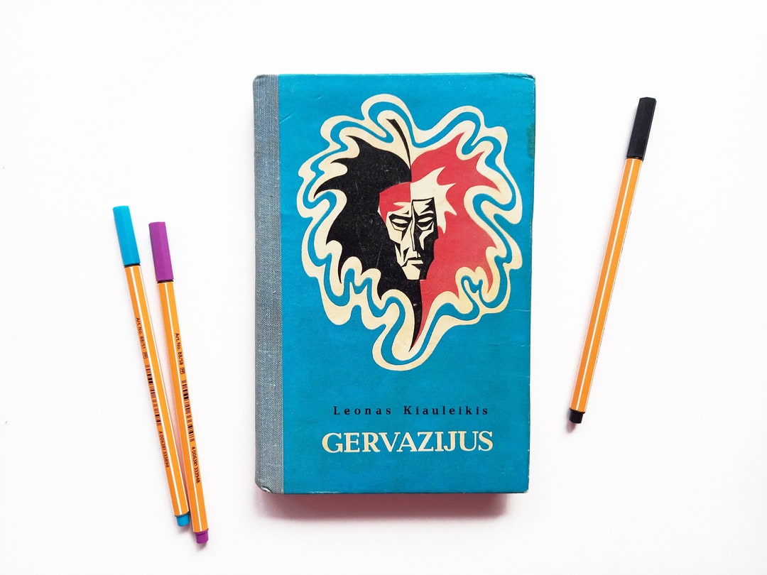 Upcycled Blue Notebook 1970s Old Book Cover Notebook Psychedelic ...