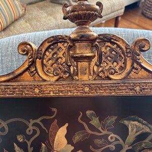Beautiful Painted Wall Decor With Gold Scroll Frame - Etsy