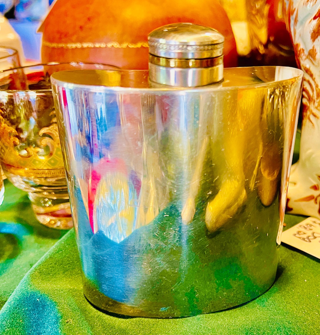 Vintage Colonial Pewtershooting Hip Flask by Boardman - Etsy