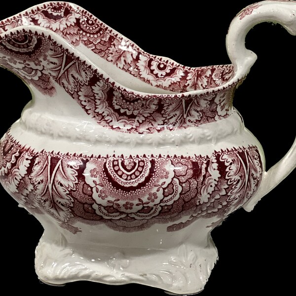Transferware Pitcher - Etsy