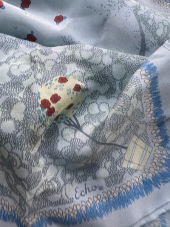 Echo silk square scarf - Gem