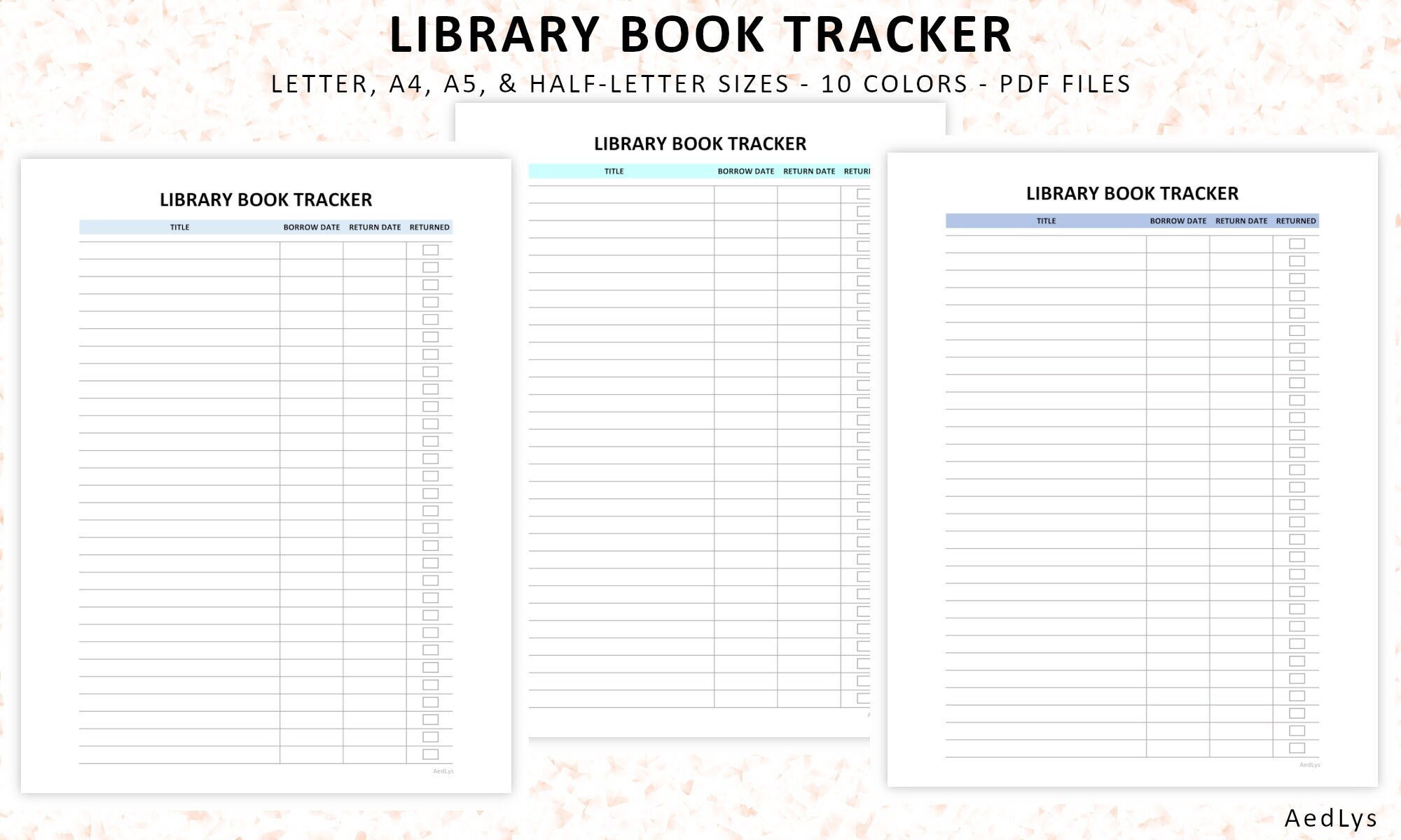 Library Book Return Letter