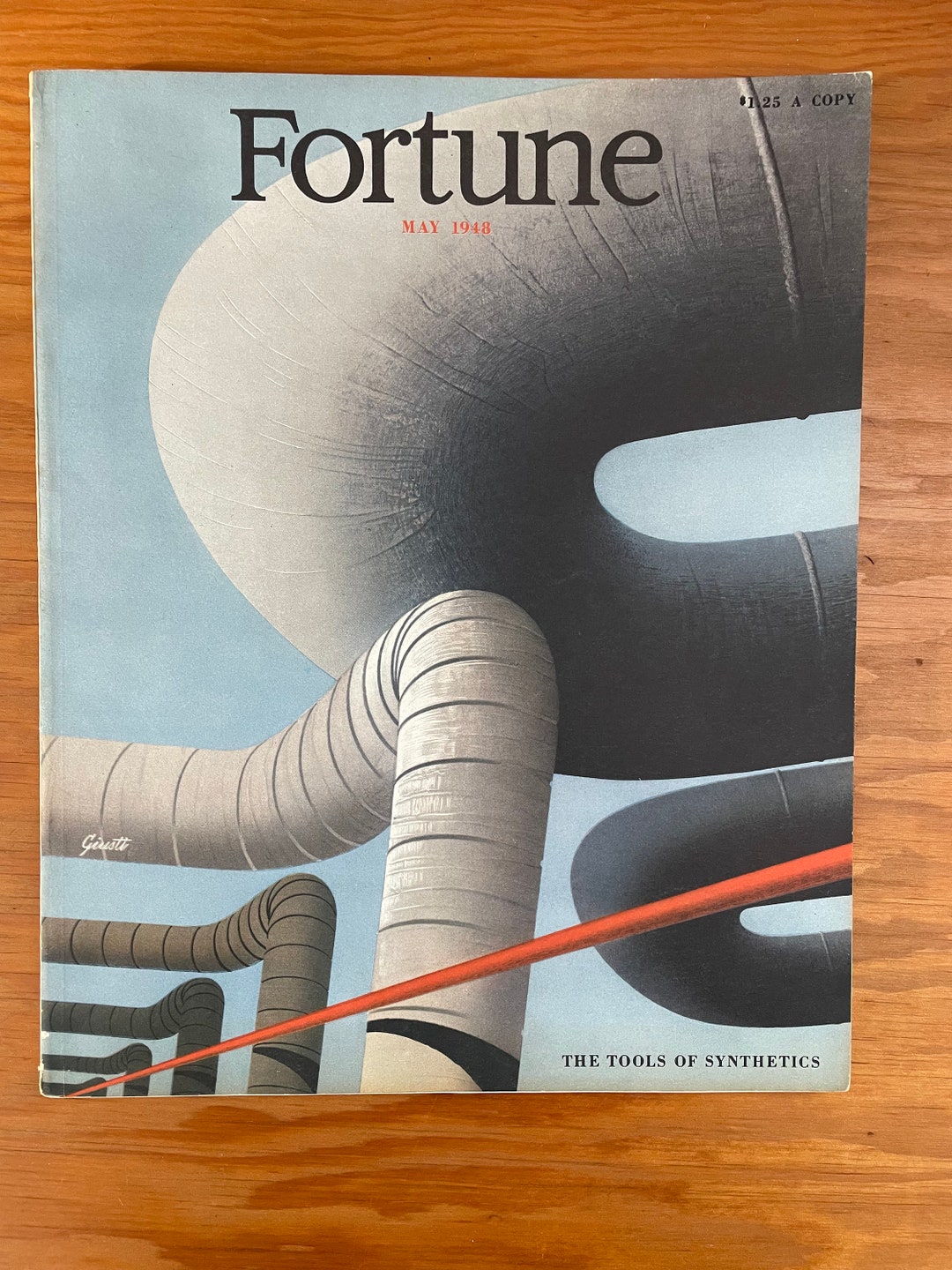 Fortune Magazine May 1948 "the Tools of Synthetics" With George Giusti ...