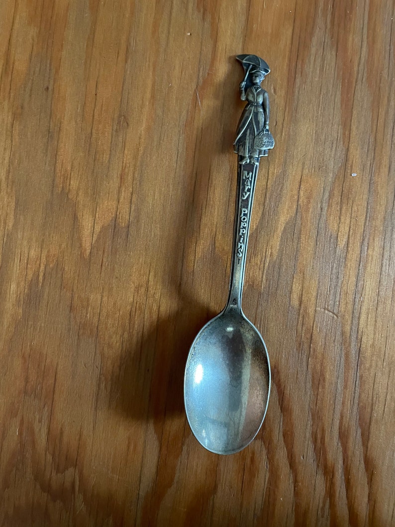 Vintage Collectors Mary Poppins Cereal Spoon Silver Plated Made In Usa