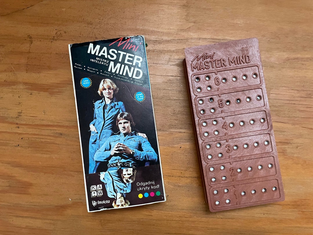 Vintage 1972 Mini Mastermind Set Game - Etsy