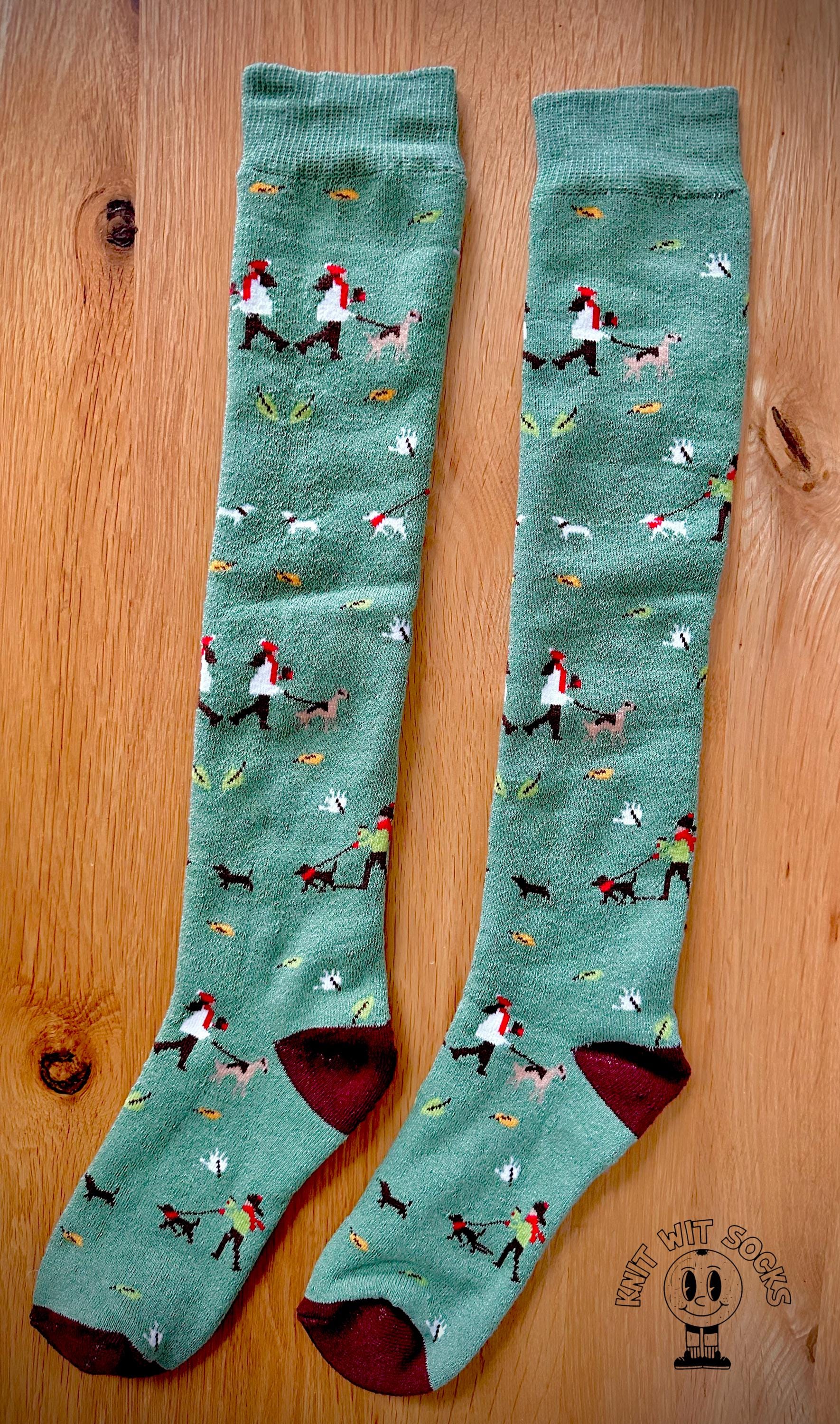 Welly Boot Socks for Dog Walkers - Fun & Colorful Designs | Fully ...