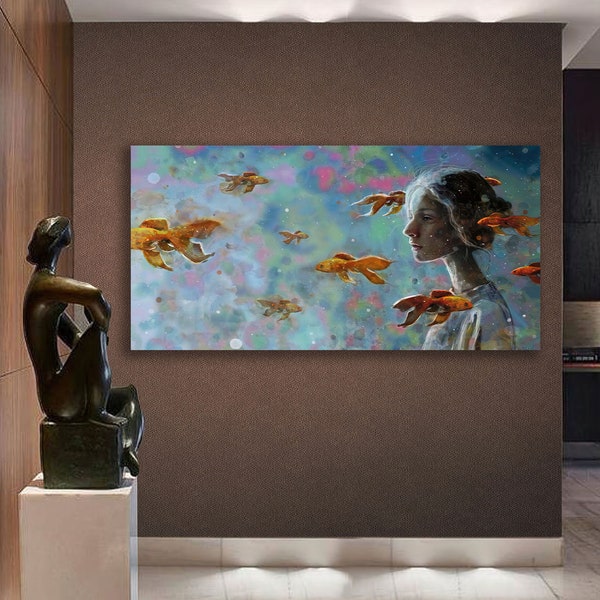 Modern Fish Art - Etsy