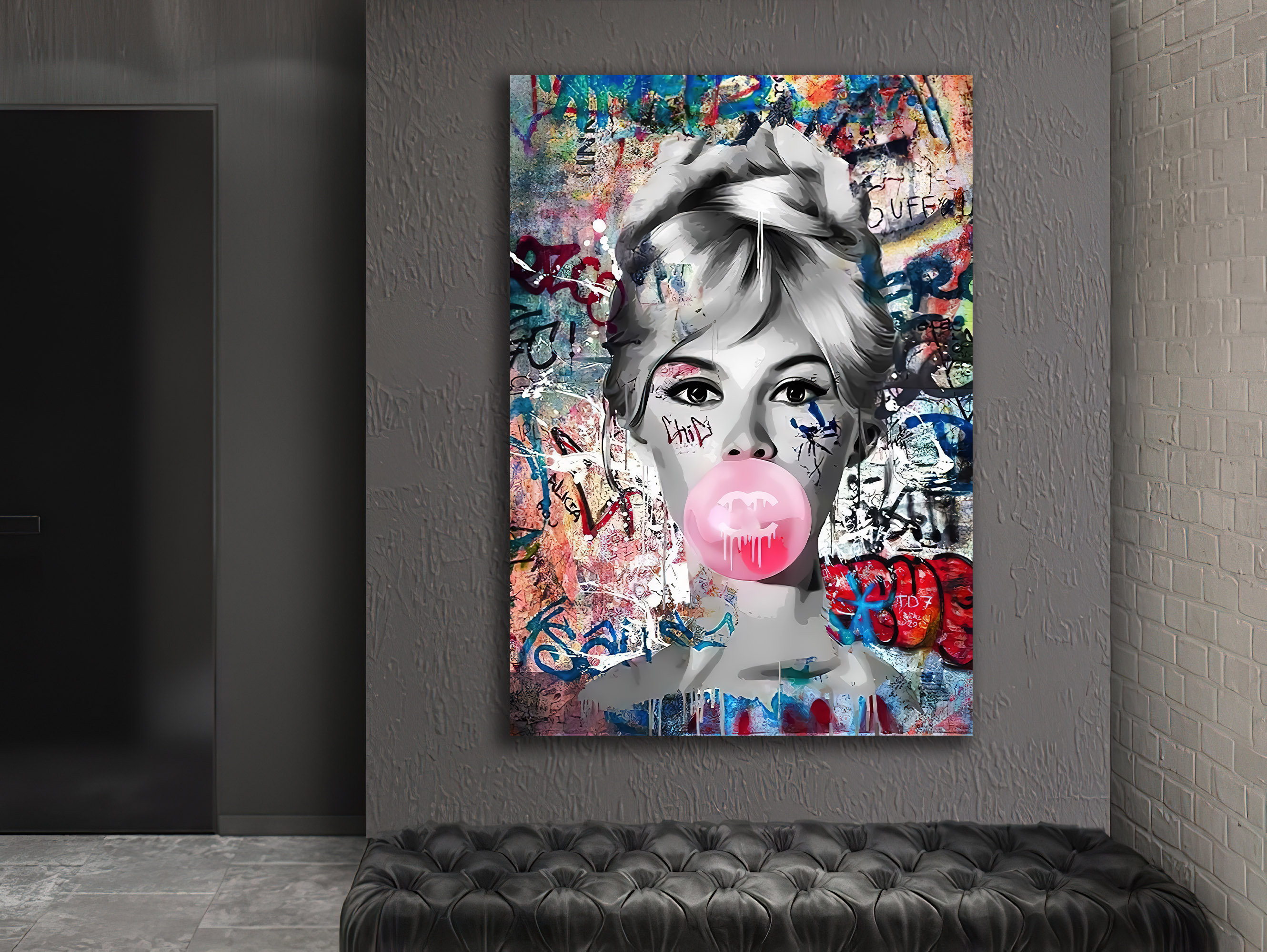 Brigitte Bardot Bubble Gum Poster, Brigitte Bardot Art Poster sold by ...