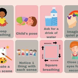 Create a Calm Box for Kids; Coping Skills; CBT; Therapy Box; Printable ...