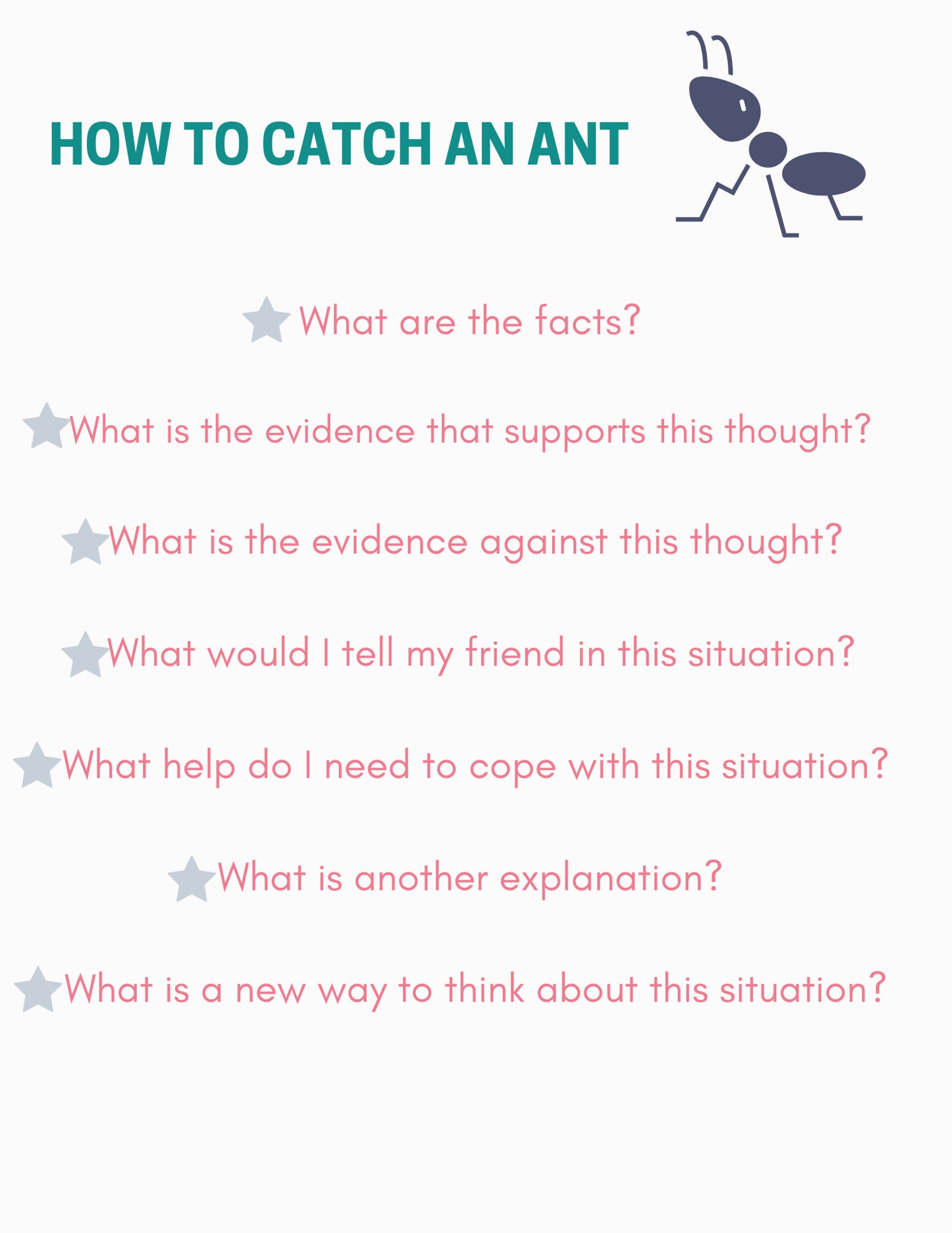 CBT Bundle for Teens;understand & Apply CBT Model for Teens; Catch Your ...