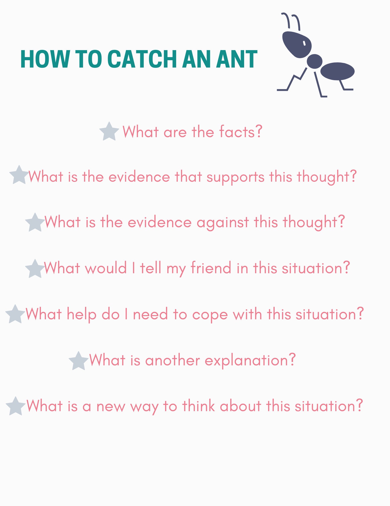 CBT Bundle for Teens;understand & Apply CBT Model for Teens; Catch Your ...