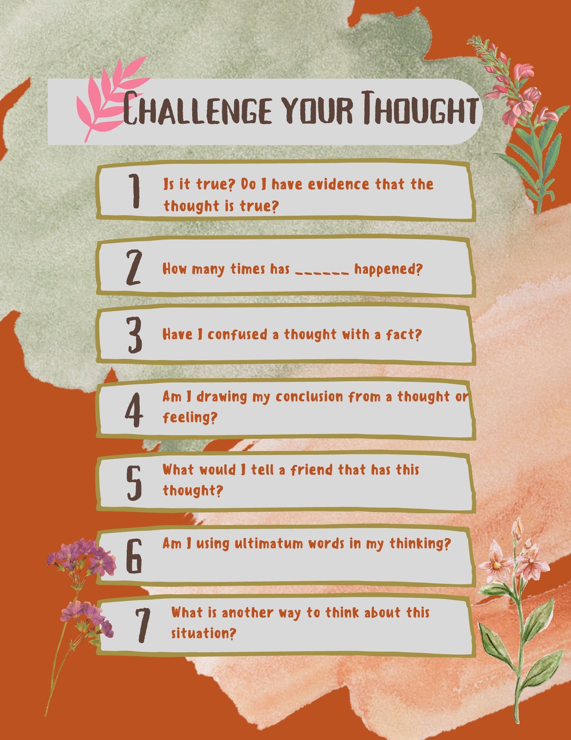 CBT Mini Bundle for Kids CBT for Kids Ages 10-18 Digital Download ...