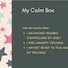 Create a Calm Box for Kids; Coping Skills; CBT; Therapy Box; Printable ...