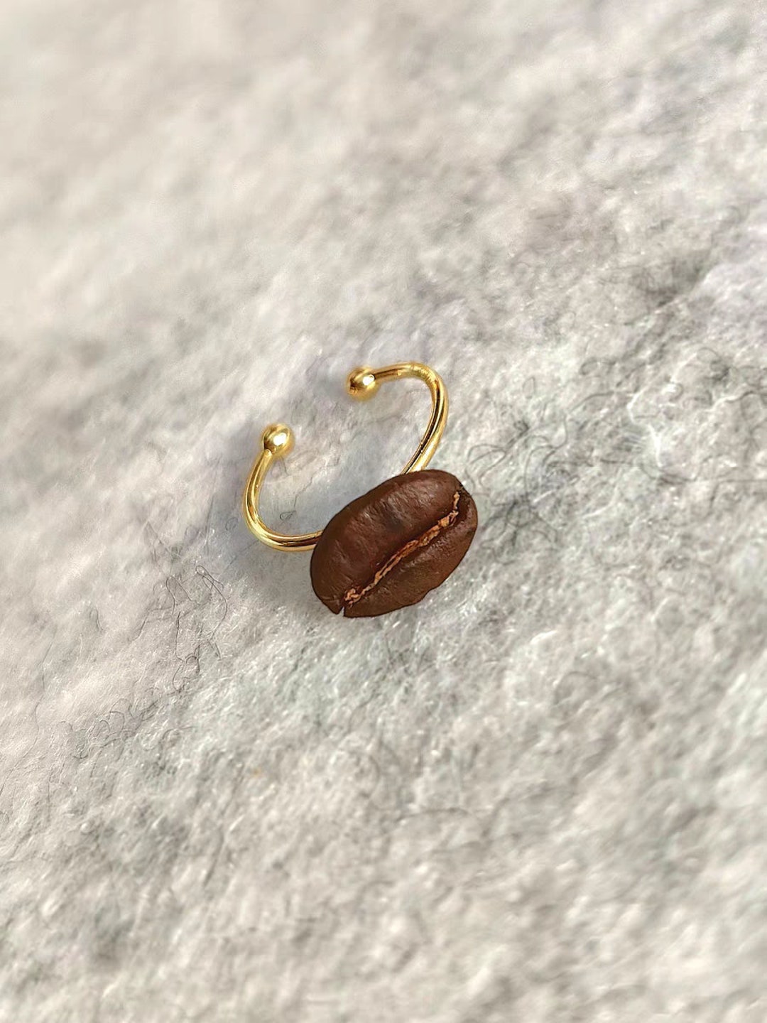 Coffee Bean Ring,natural Coffee Beans Rings - Etsy