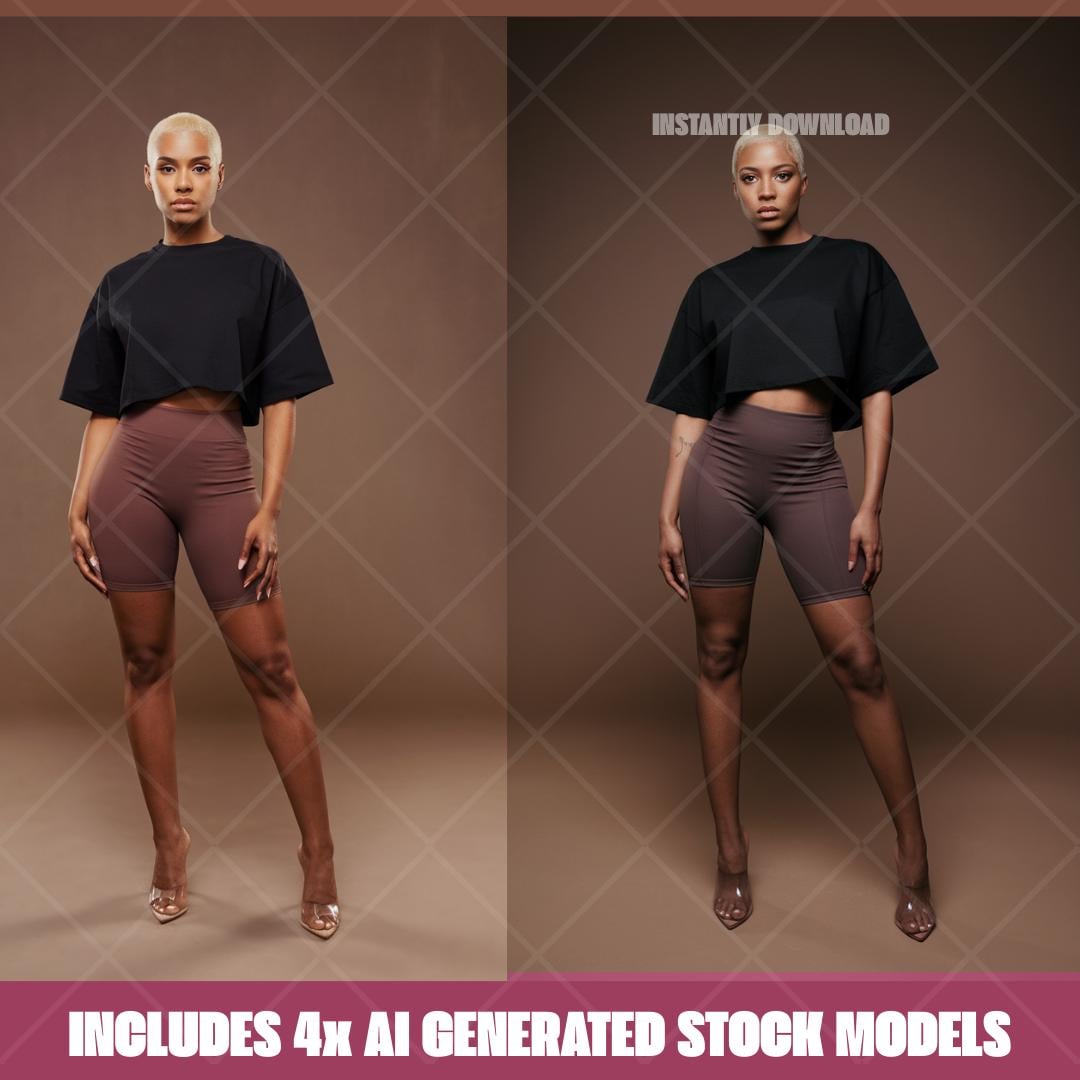 Streetwear Mock up Models, Custom Clothing Brand Mock-up Templates ...