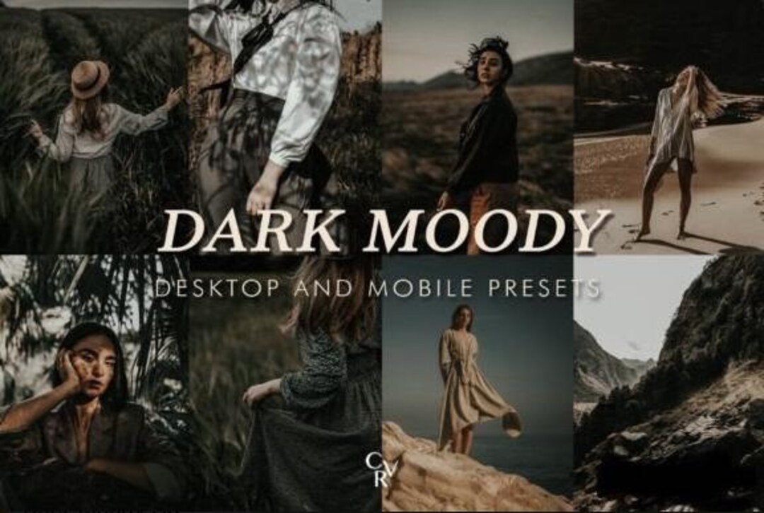 DARK AESTHETIC Presets Lightroom Mobile & Desktop, Dark Influencer ...