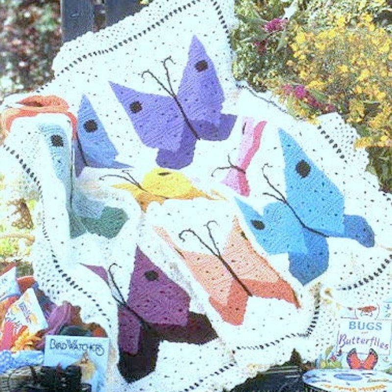 Butterfly Afghan Pattern - Etsy