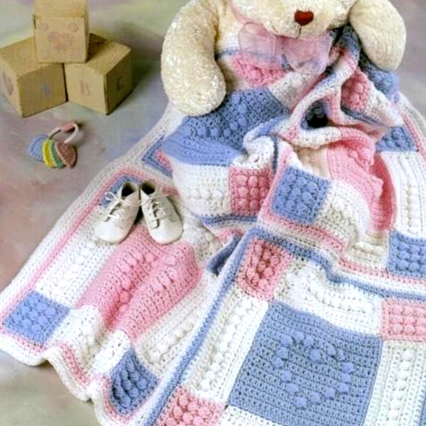 Christening Crochet Blanket Pattern - Etsy
