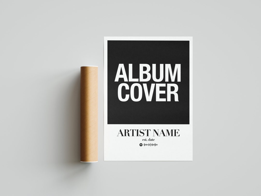 Custom Album Cover Poster, A4 & A3 4:5 Ratio Size - Etsy