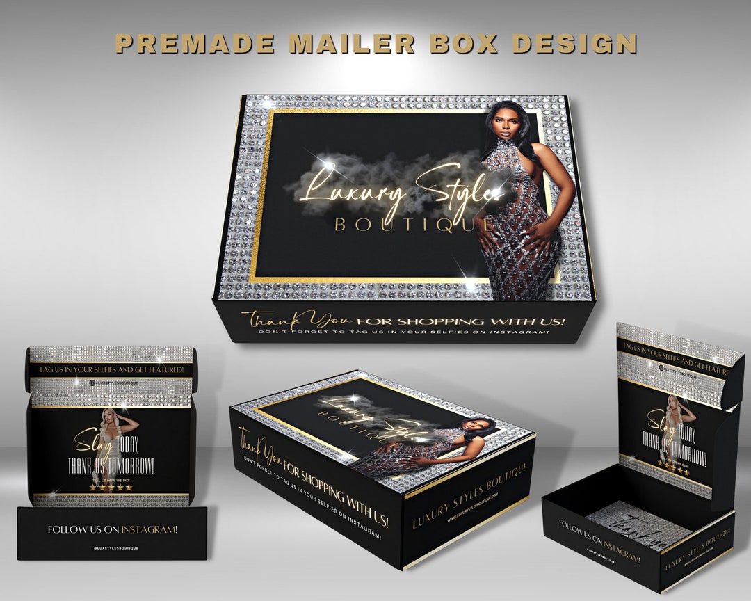 DESIGN ONLY| Box Design Customized to Your Business| Box Design for Wig ...