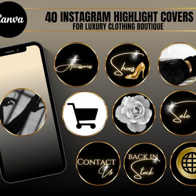Highlights Covers for Instagram Clothing Store - Etsy