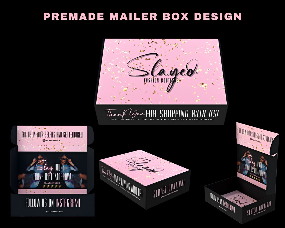DESIGN ONLY| Box Design Customized to Your Business| Box Design for Wig ...