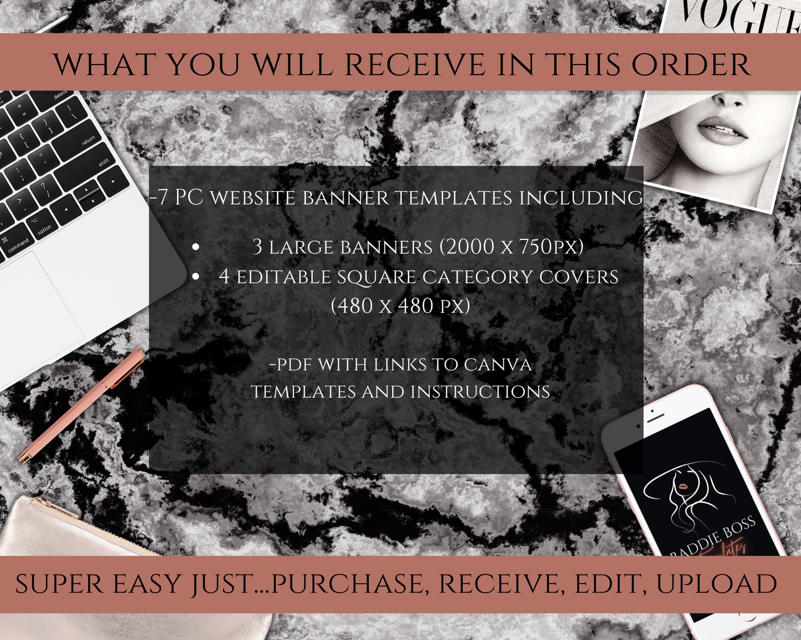 Fall Season Website Banner Kit Web Banner Template Set - Etsy