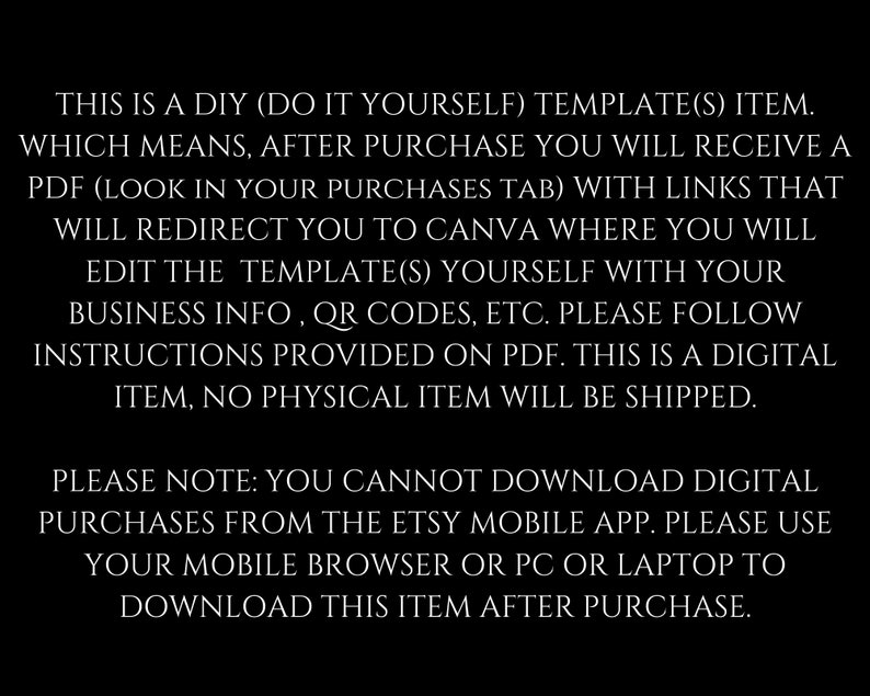 Editable QR Code Display Sign Templates for Hair Salon - Etsy