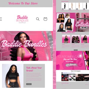 Shopify Website Design for Hair| Wigs, Extensions Business Fully ...