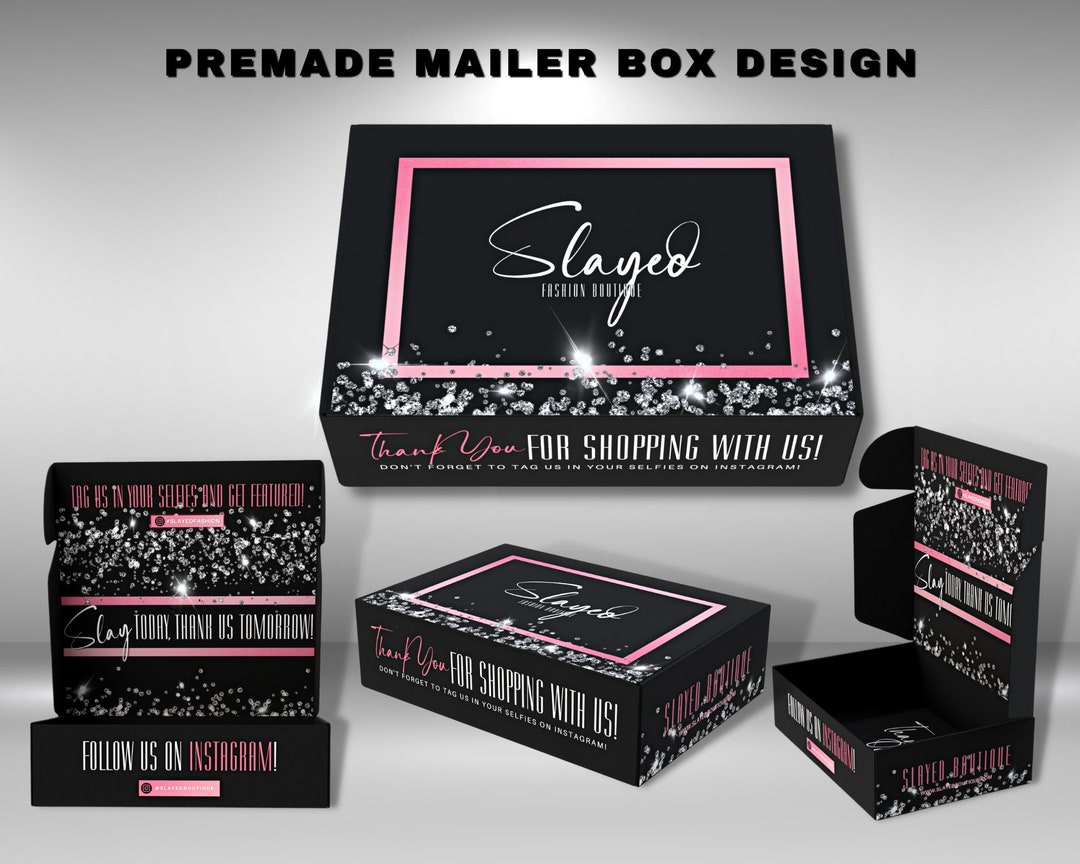 DESIGN ONLY| Box Design Customized to Your Business| Box Design for Wig ...
