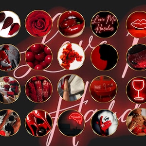 70 Red Luxury Instagram Post Templates for Blogger or Fashion Ecommerce ...