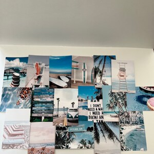 Beach Photo Collage 18pc Printed - Etsy