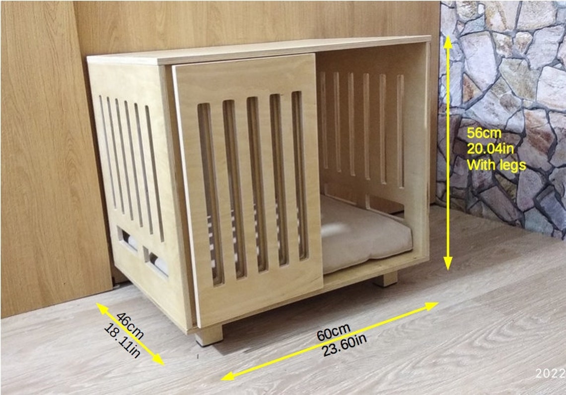 Modern Dog Crate With Hinged Door With a Latch. Dog Kennel - Etsy