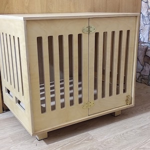Modern Dog Crate With Hinged Door With a Latch. Dog Kennel - Etsy