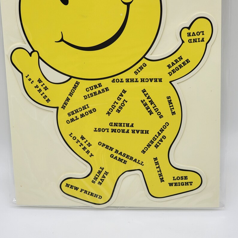 NOS 1999 Shackman Smiley Your Positive Enabler Happy Face Card and ...