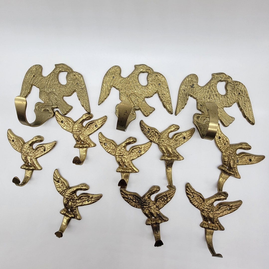 Vintage Brass Eagle Hook, Key Hook, Wall Hook - Etsy