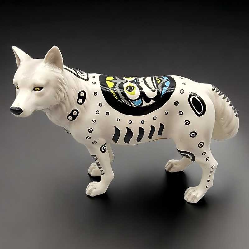 Wolf Figurine - Etsy