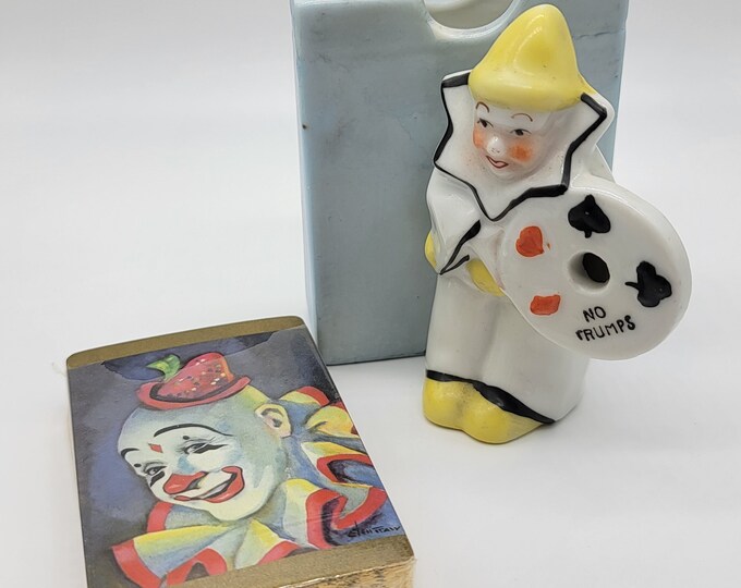 Japan Clown Bridge Card Holder With Cards No Trumps NOS Bridge Cards - Etsy