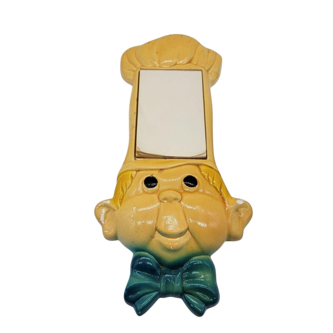 1964 Miller Studio Chalkware Chef Cook Note Wall Hanging Kitchen Décor ...