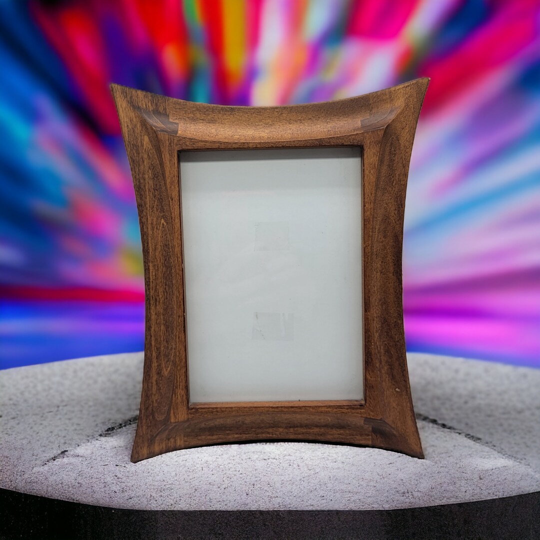 Atomic Retro MCM Wood Photo Picture Frame - Etsy