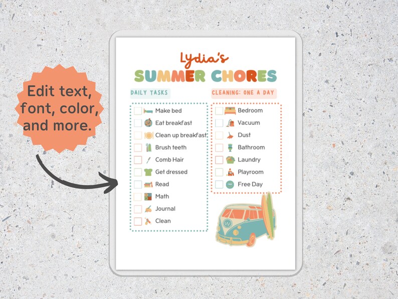 Summer Solutions Bundle Chore Charts for Kids Screen Time - Etsy