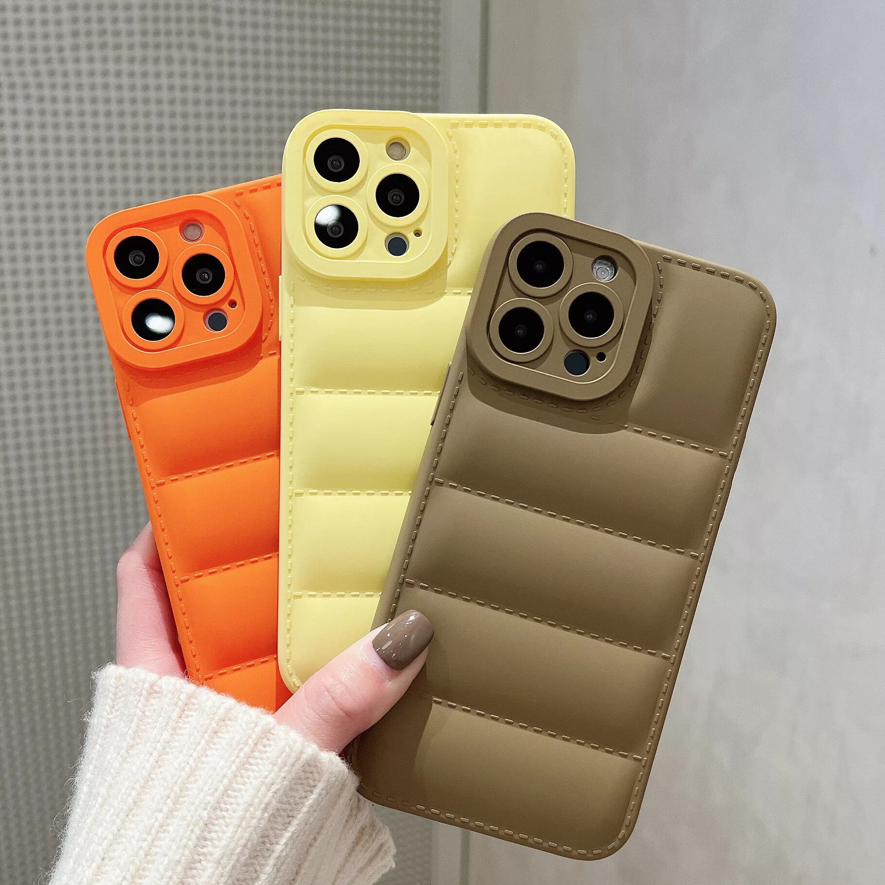 IPhone Puffer Case Luxury Fashion Design - Etsy