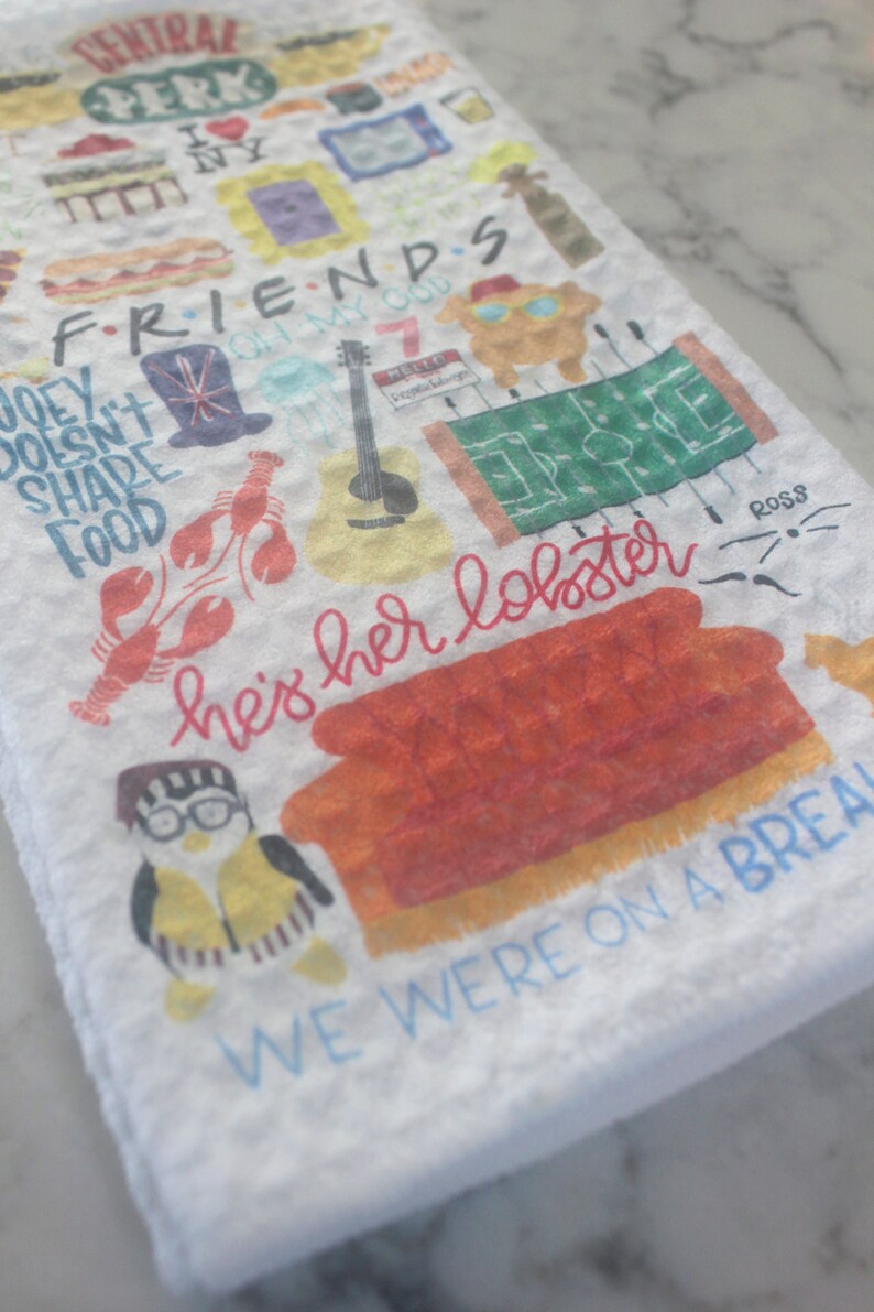 Friends Towel Holiday Towel Gift for Her Friends Show Towel - Etsy