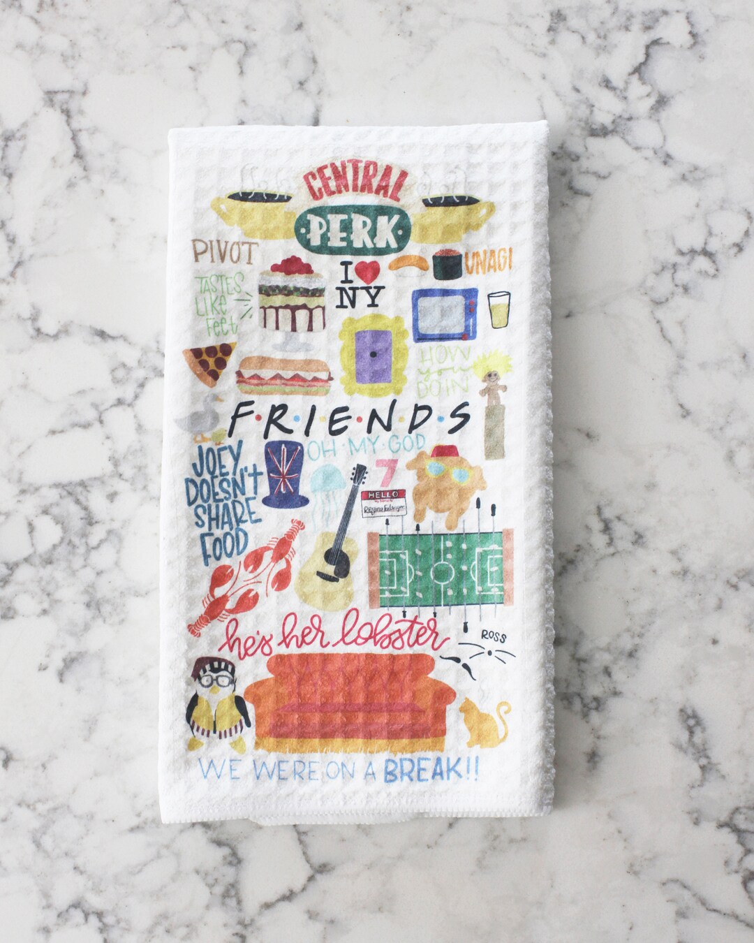 Friends Towel Holiday Towel Gift for Her Friends Show Towel - Etsy