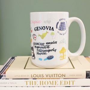 Genovia Mug Princess Mug Diary - Etsy