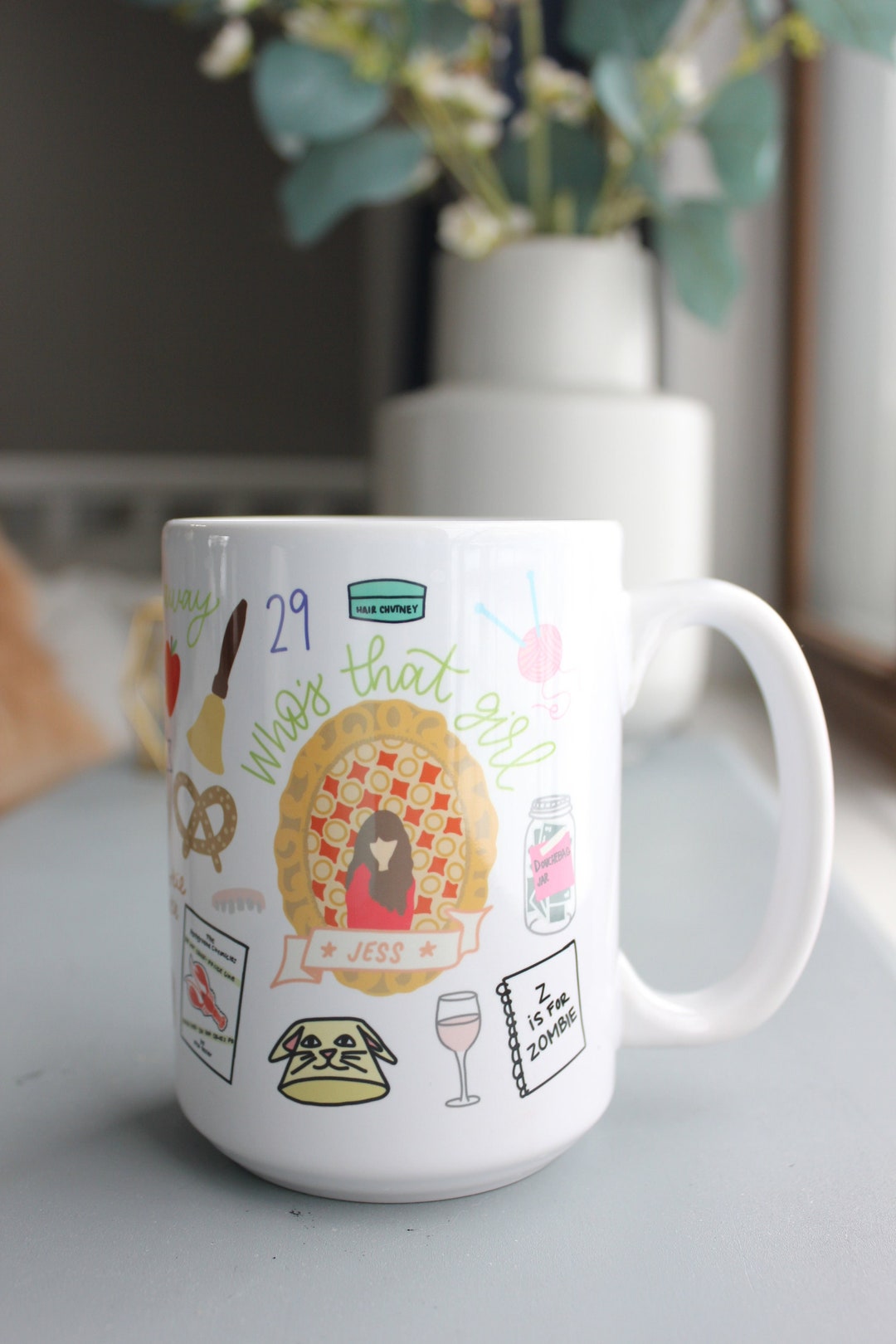 New Girl Mug | Holiday Mug | New Girl Fan Mug - Etsy