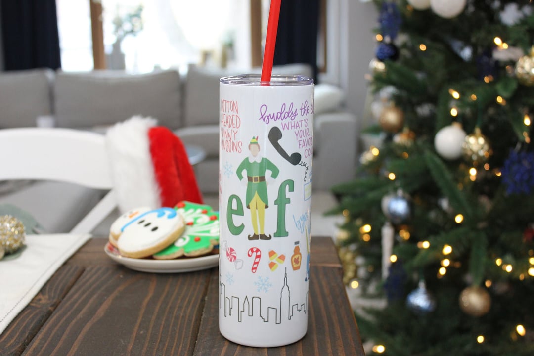 Elf Tumbler | Holiday Tumbler | Iced Coffee Cup | Christmas Elf Tumbler ...