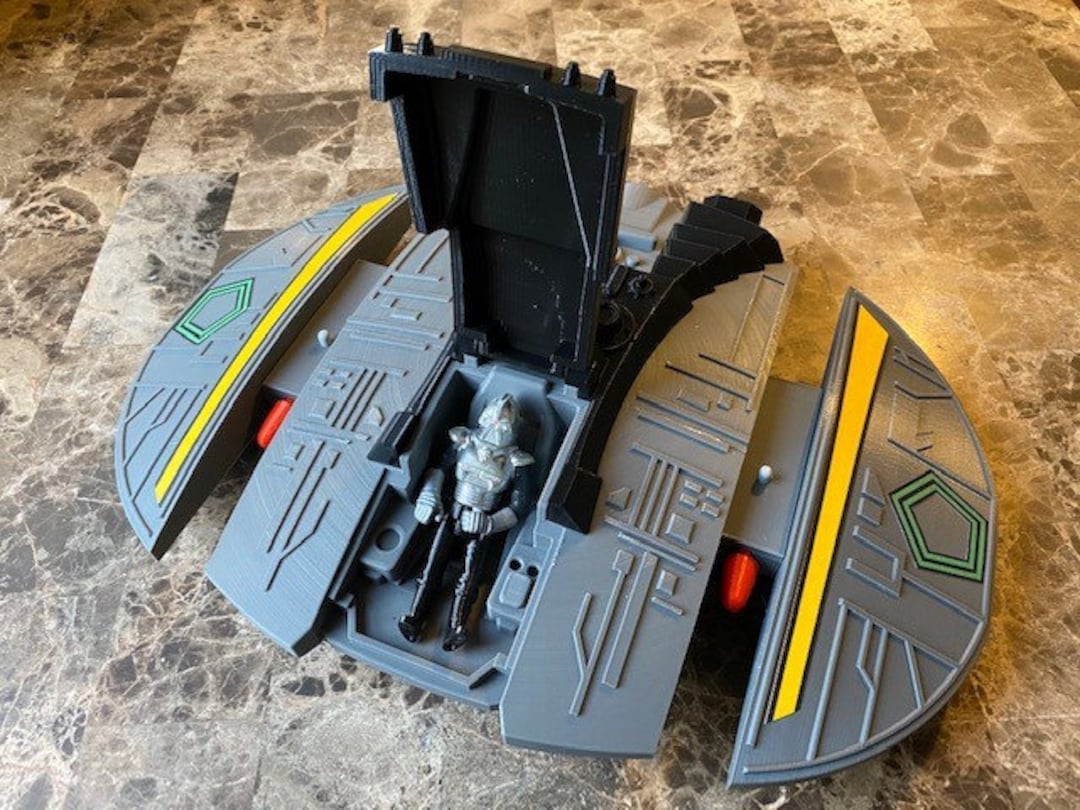 Battlestar Galactica Custom Designed 3D Printed Classic Cylon Raider - Etsy